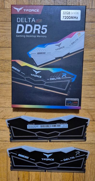 Team Group T-Force Delta RGB RAM DDR5 32GB (2x16GB) 7200MHz | Kaufen ...
