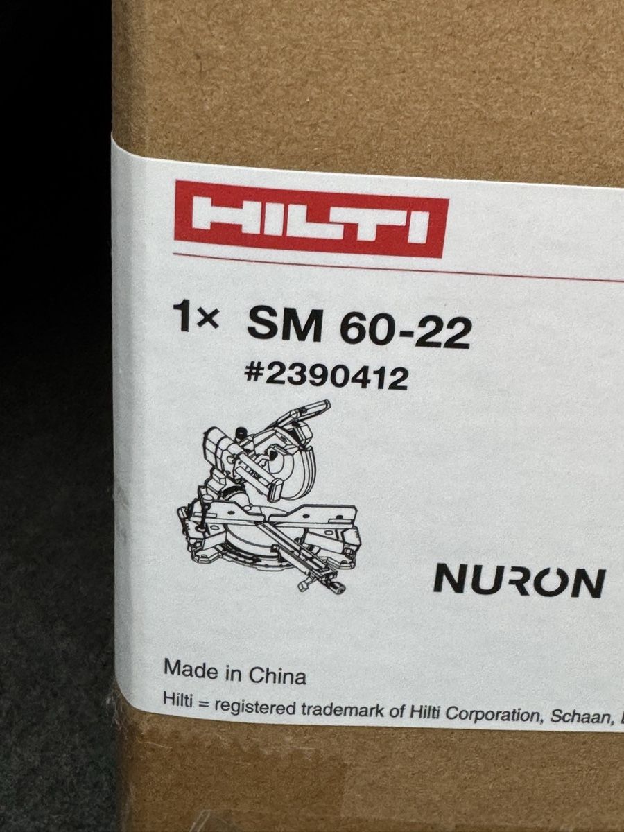 Scie à onglets HILTI SM 60-22 Kit + SM 60-S (NEW! 50% OFF) (Neuf avec ...