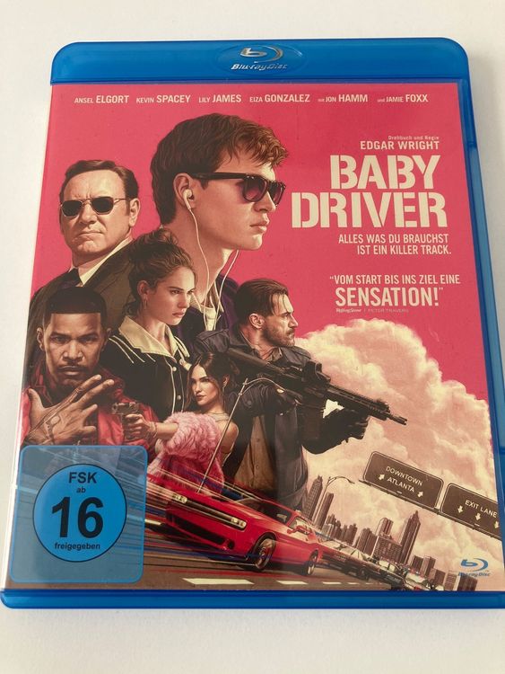 Baby Driver (Blu-ray) Kevin Spacey, Jamie Foxx, Ansel Elgort (Gebraucht ...