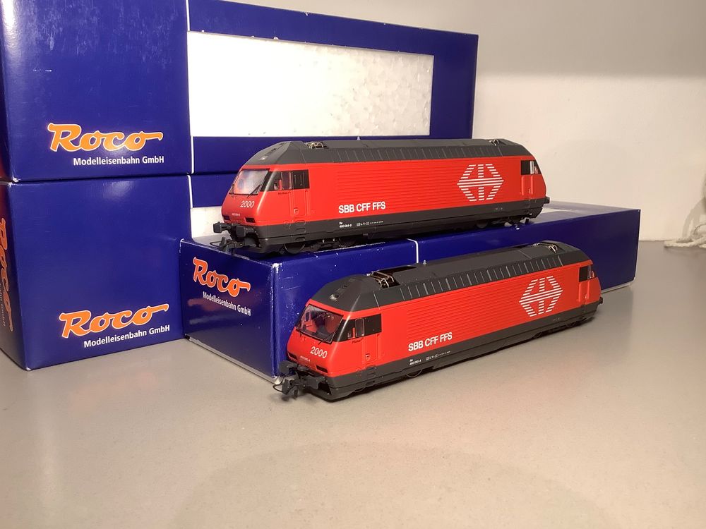 Roco 62398 : SBB 2x motorisierte Re 460 rot GS Analog | Kaufen auf Ricardo