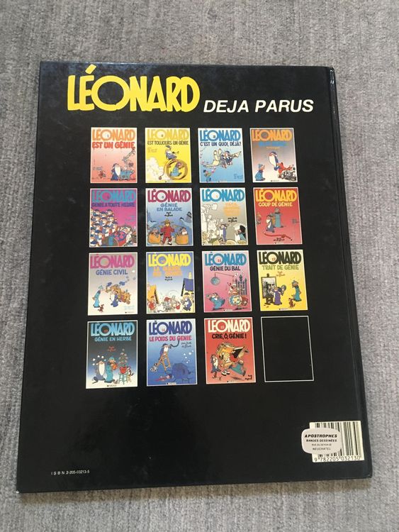 BD Léonard n° 6 Génie en balade (D'occasion) à Farvagny-le-Grand pour ...