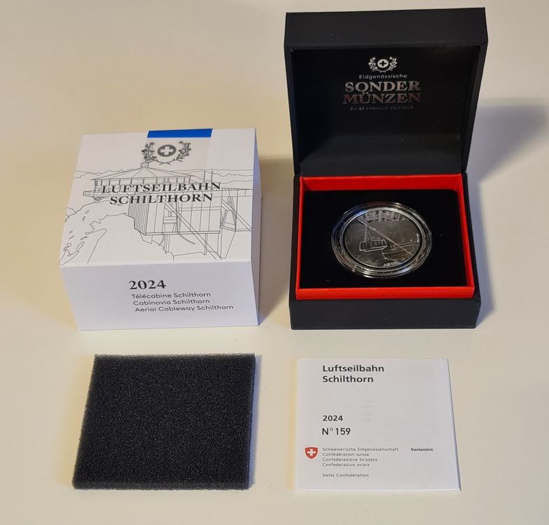 Schilthorn PP sig. N° 159 - ausverkauft (Neu und originalverpackt) in Basel für CHF 109 – mit ...