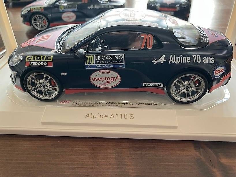 NOREV 1/18e - Alpine A110S 2025 BLEU TEMPETE- Team Aseptogyl (Gebraucht ...