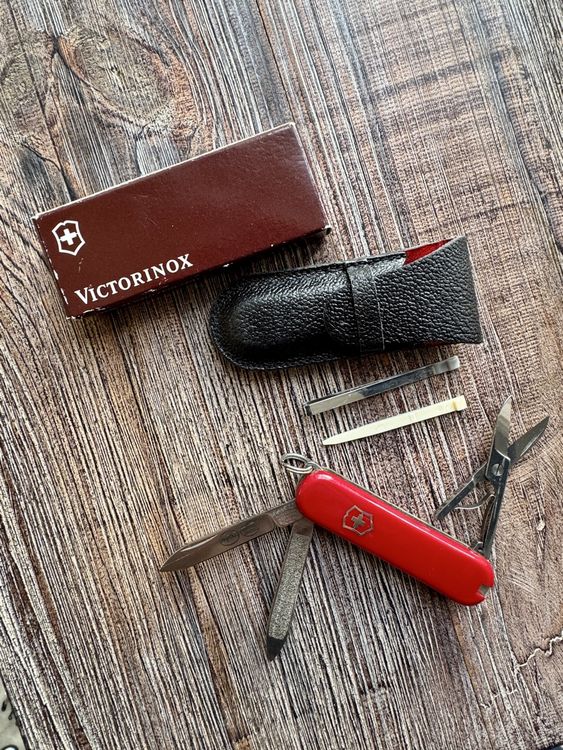 Victorinox Sackmesser rot - 58 mm, Aufdruck nytal estal mono (Neu ...