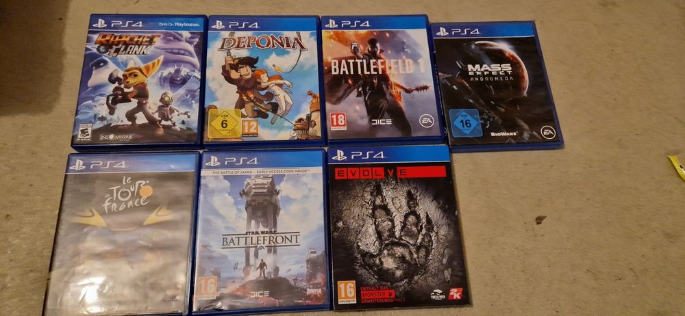 Ps4 Games 7 Stk. PlayStation 4 (Gebraucht) in Volken für CHF 15 – mit ...
