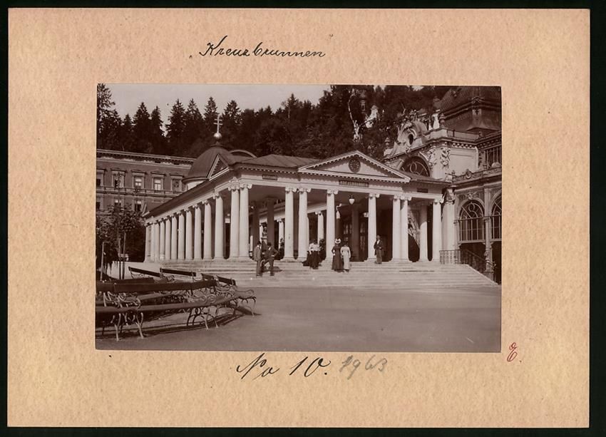 Fotografie Marienbad, Kurgäste am Kreuz (Gebraucht) in Berlin für CHF ...