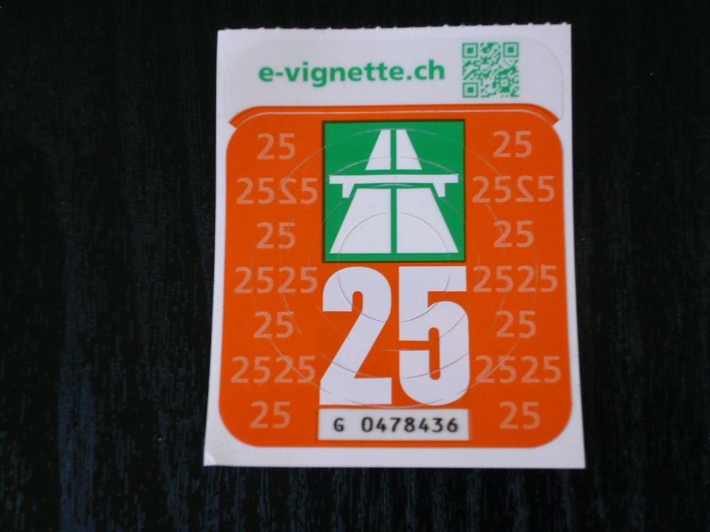 Autobahn Vignette 2025, neu, unbenutzt | Kaufen auf Ricardo