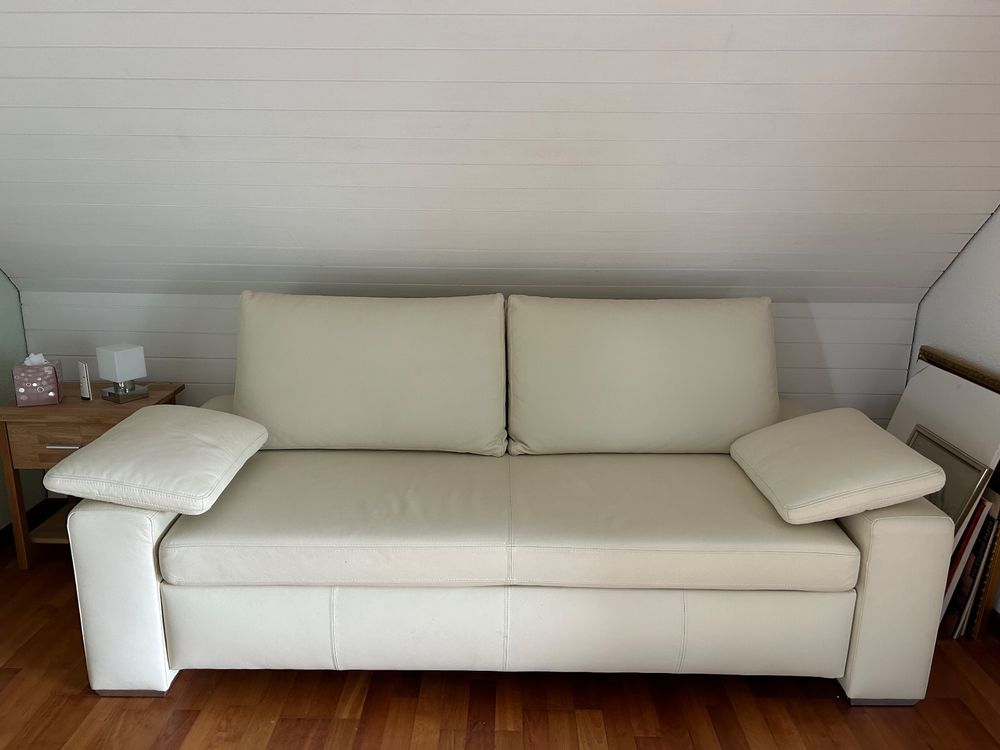 Leder Sofa / Doppelbett | Kaufen auf Ricardo