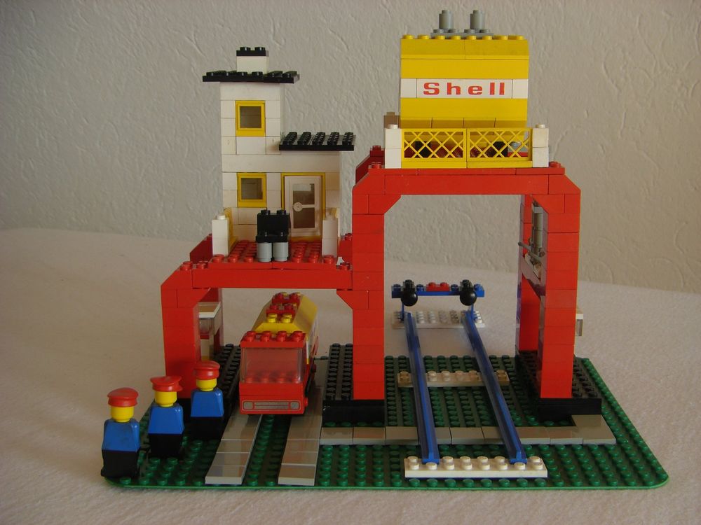 Lego 159, Shell Fuel Refinery (zu Eisenbahn 4,5v und 9) 1976 (Gebraucht ...
