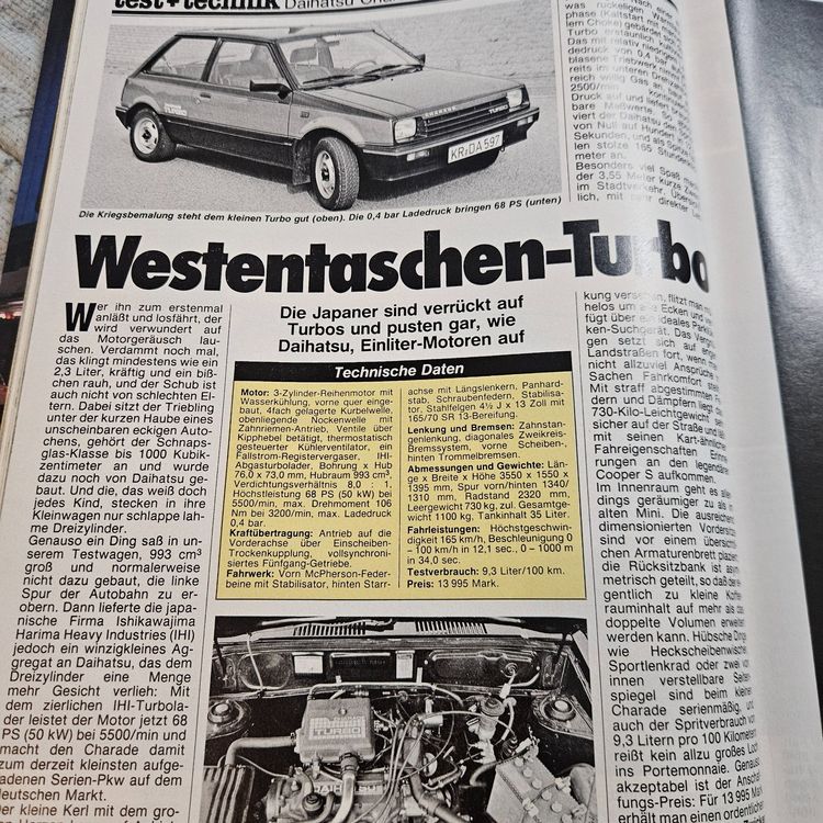 Rallye Racing /84 Scirocco Charade Mercedes 500 SL Cobra xb (Gebraucht ...