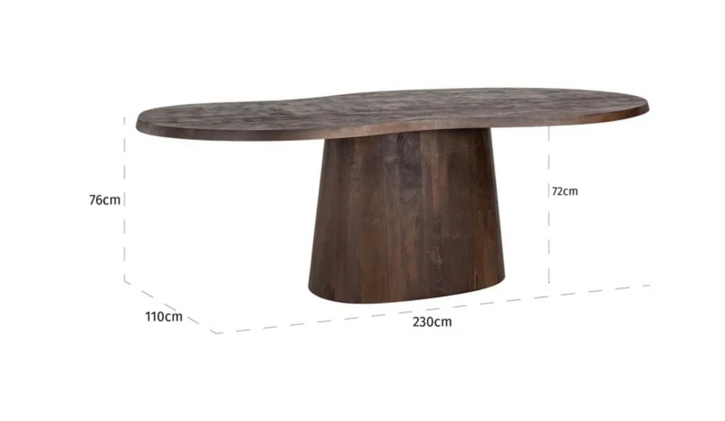 RIchmond Interiors*** Dining table Odile dark brown 230 (Neu und originalverpackt) in ...