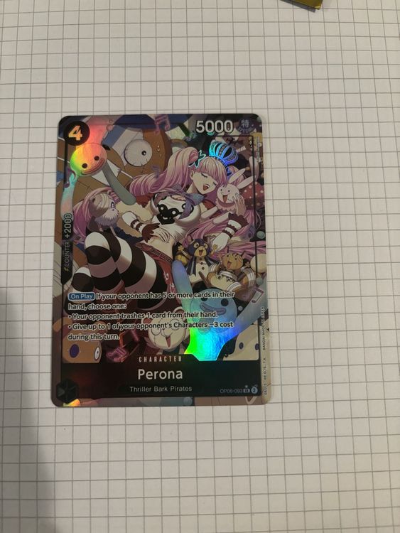 Carta One Piece Perona OP06-093 Super Rare - Mint Condition (Nuovo ...