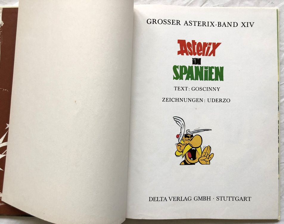 ASTERIX in Spanien - Band XIV - Hardcover - 1976 (Gebraucht) in Schaffhausen für CHF 7.5 – mit ...