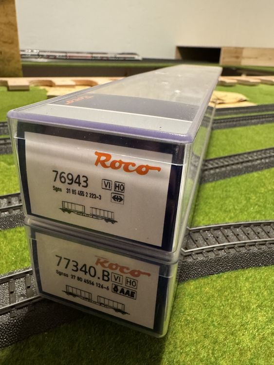 Wagons Roco HO 76943 & 77340.B (Neu und originalverpackt) in Miège für ...