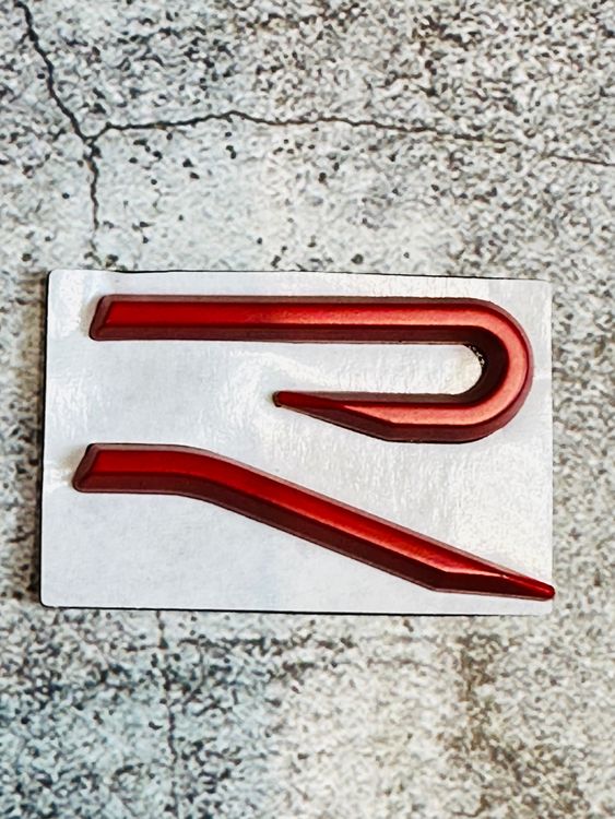 VW R Racing Schriftzug Logo Emblem 3D Metall Neu (Neu und ...