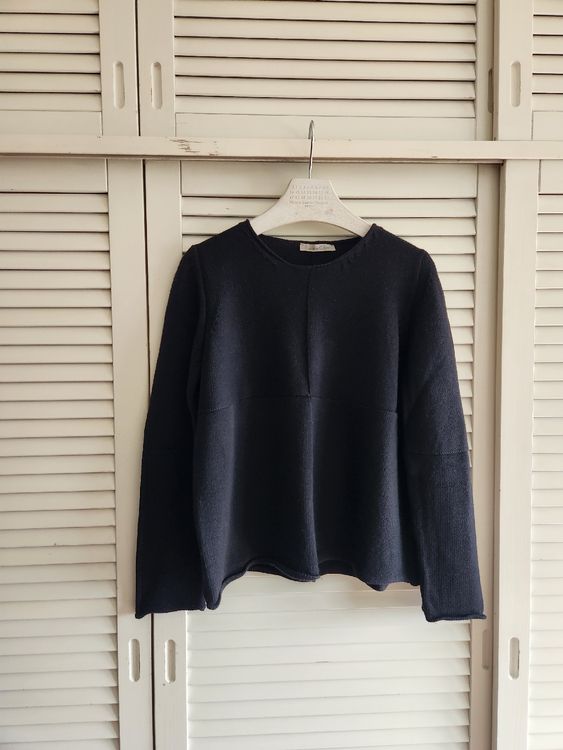 Liviana Conti beau pull noir 100% laine mérinos (Neuf (Voir description ...