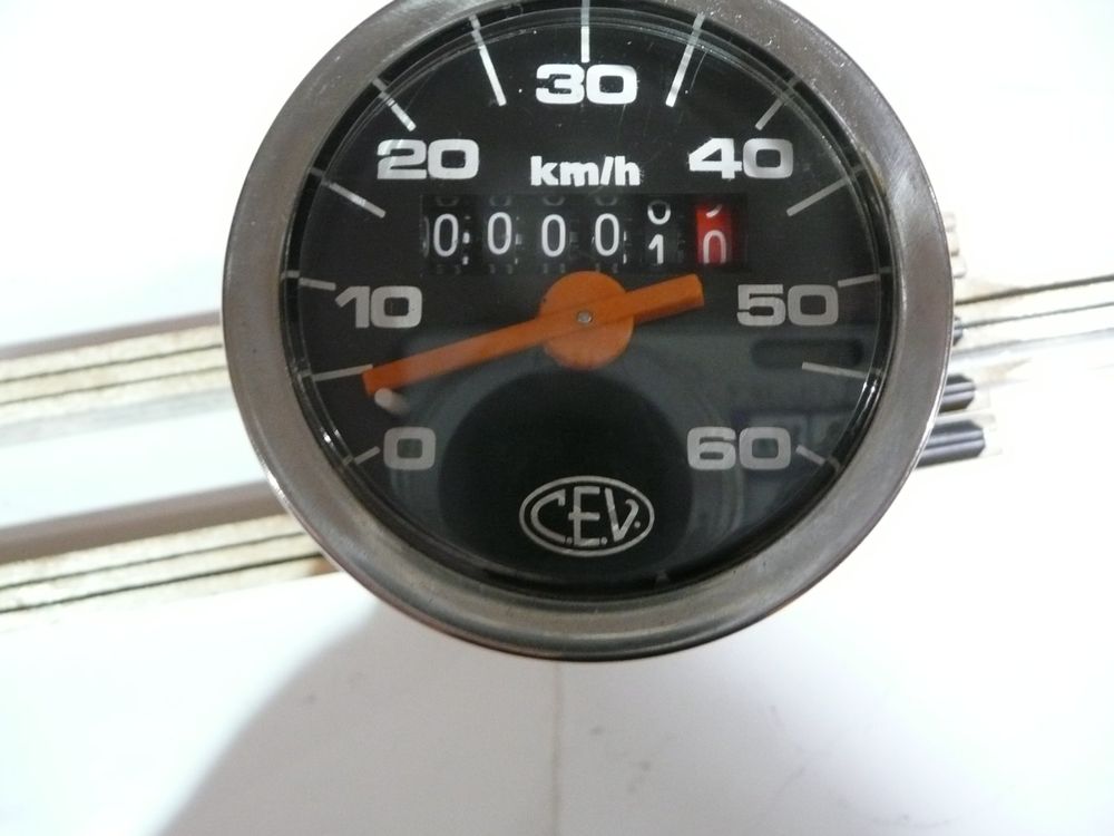NOS EIERLAMPE NEU TACHO CEV 60KMH 48MM SACHS 50/2 VELUX 503 (Neu und ...