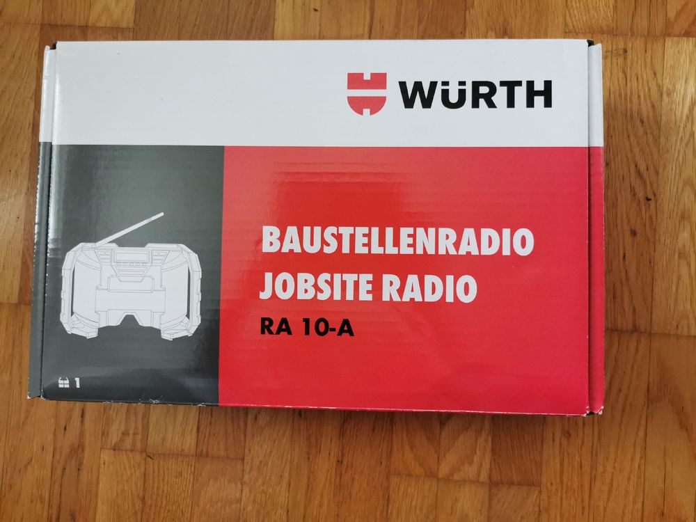 Würth Baustellenradio RA 10-A (Neu und originalverpackt) in Widnau für CHF 100 – mit Lieferung ...