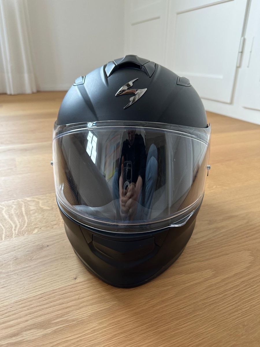 Scorpion Full-Face Motorcycle Helmet - Matte Black Exo-510 (Neu (gemäss ...