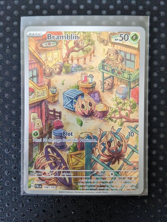 Pokémon Paldea Evolved - Bramblin 198/193 ( EN ) | Kaufen auf Ricardo