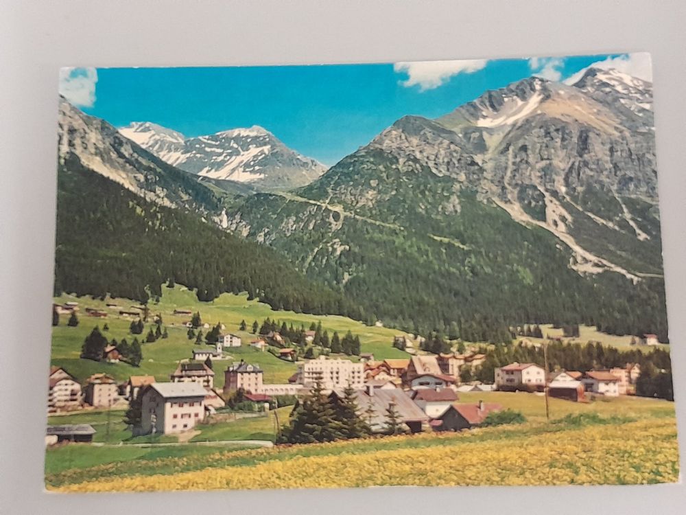 AK Lenzerheide Lenzerhorn historisch Werbestempel gross GR (Gebraucht) in Gurtnellen für CHF 1 ...
