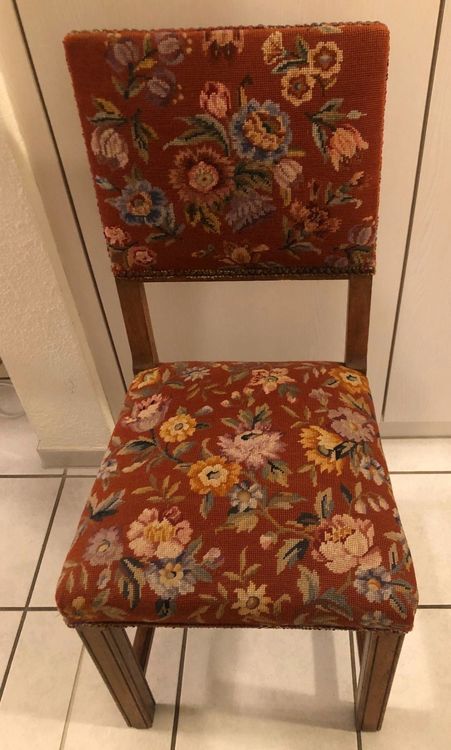 Antiker Gobelin-Stuhl ca. 1920 (Gebraucht) in Gossau/ZH für CHF 49 – nur Abholung auf Ricardo kaufen