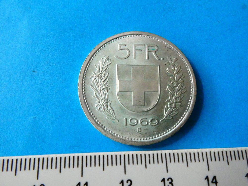 Schweiz 1969, 5 Franken - Silber | Kaufen auf Ricardo