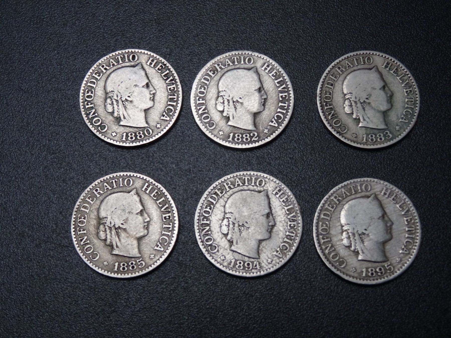 6 x 10 Rappenstücke ab 3.-- (Gebraucht) in Lupfig für CHF 3 – mit ...