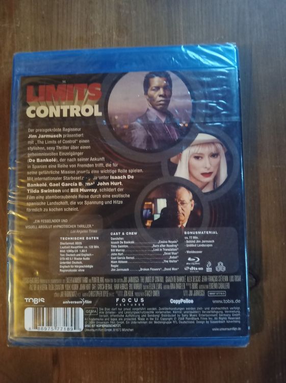Blu-ray: The Limits of Control - Jim Jarmusch Kultfilm OVP (Neu und originalverpackt) in Tann ...