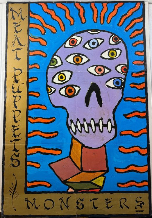 Meat Puppets Konzertposter "Monsters" 1987 | Kaufen auf Ricardo