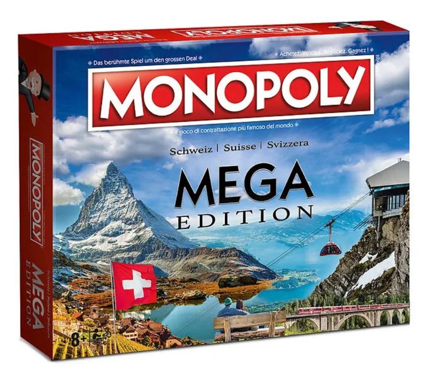 MEGA Monopoly Schweiz (Neu und originalverpackt) in Oensingen für CHF 34.95 – nur Abholung auf ...