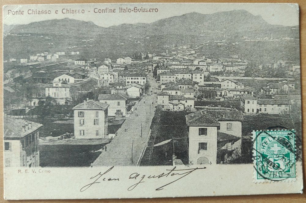 Ponte Chiasso e Chiasso Confine Italo- Svizzero um 1905 (Gebraucht) in ...