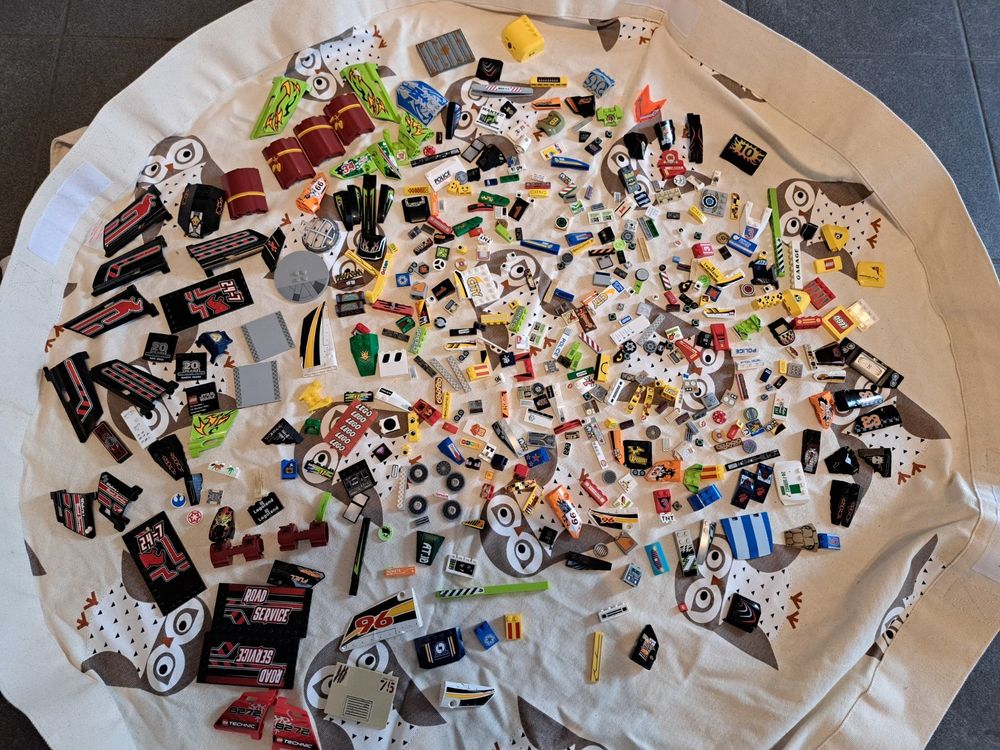 Über 700g Lego Prints und Sticker-Teile PLUS 2 ERGÄNZUNGEN (Gebraucht ...