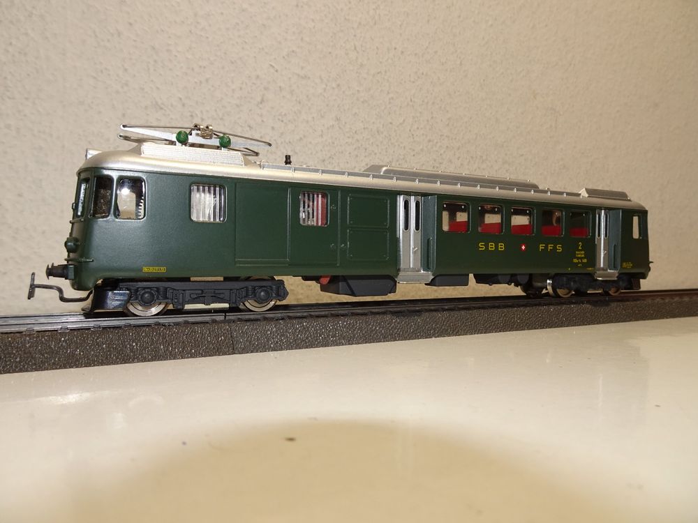 HAG Lokomotive Triebwagen SBB 1408 RBe 4/4 HO Nr. 150 (B2) (Gebraucht) in Luzern für CHF 135.9 ...