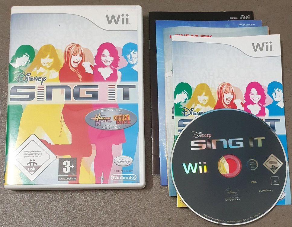 Wii Disney SING IT - TOP Zustand - schnelle Lieferung! (Gebraucht) in ...