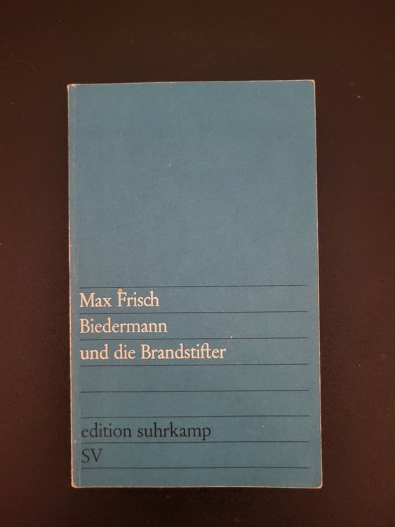 Max Frisch: Biedermann und die Brandstifter, Top Zustand (Gebraucht) in ...