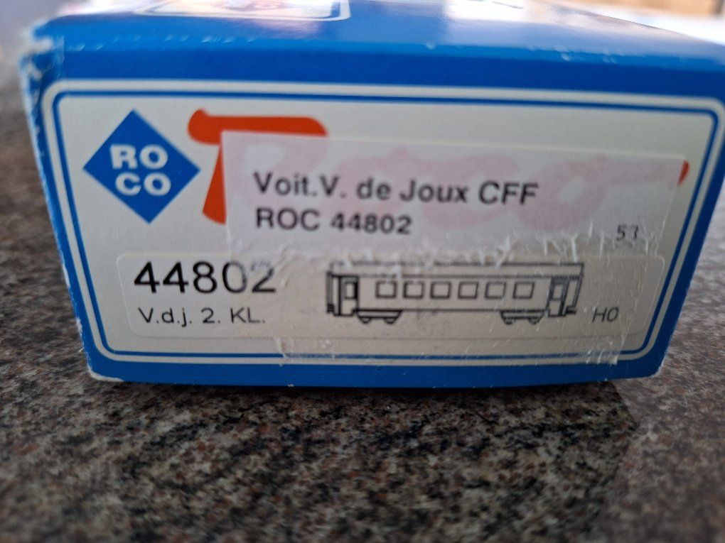 Roco HO. Voiture 2 ème classe " Vallée de Joux + accessoires (Neuf avec ...
