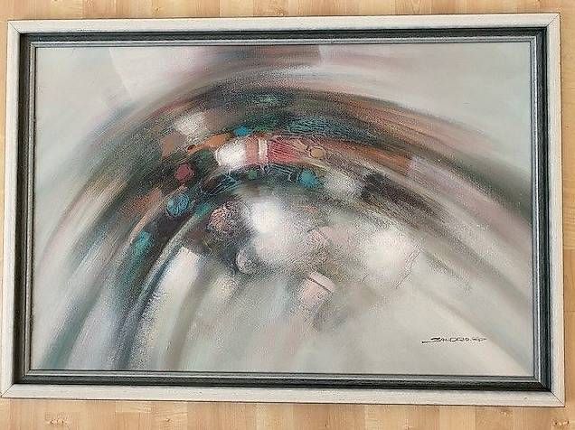 Sandro G Acryl auf Leinwand, signiert,98x69 inkl. Holzrahmen (Gebraucht) in Rorschach für CHF ...