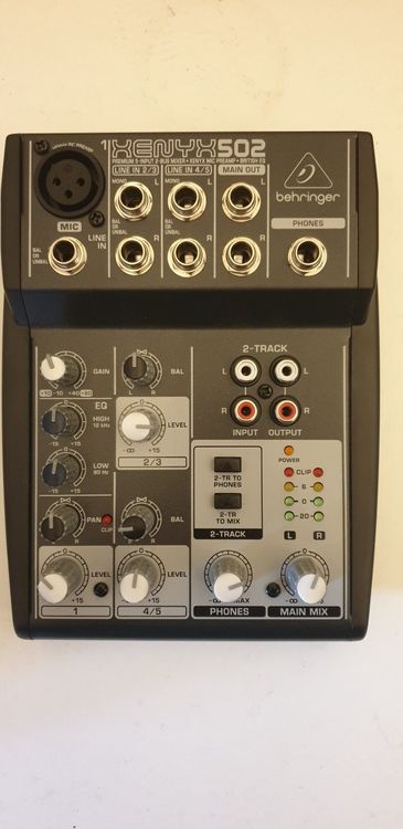Mixer Behringer Xenyx 502 | Kaufen auf Ricardo
