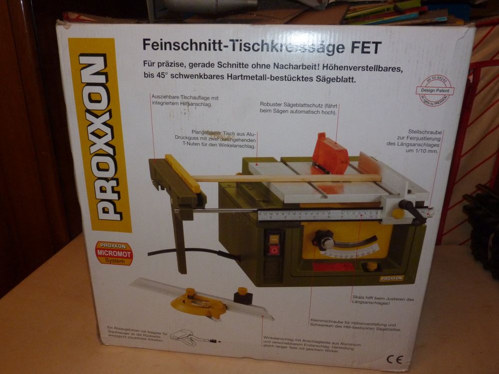 Proxxon Tischkreissäge FET (Gebraucht) in Rudolfstetten für CHF 180 ...