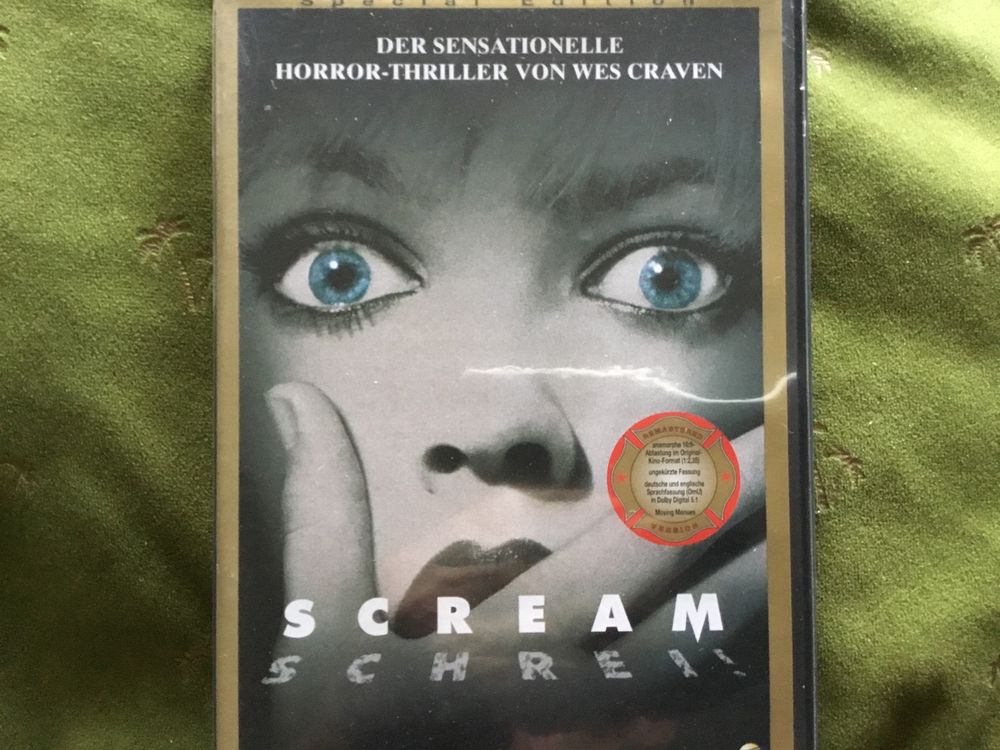 Scream DVD Horror Wes Craven Kultfilm Klassiker (Gebraucht) in Lüscherz ...