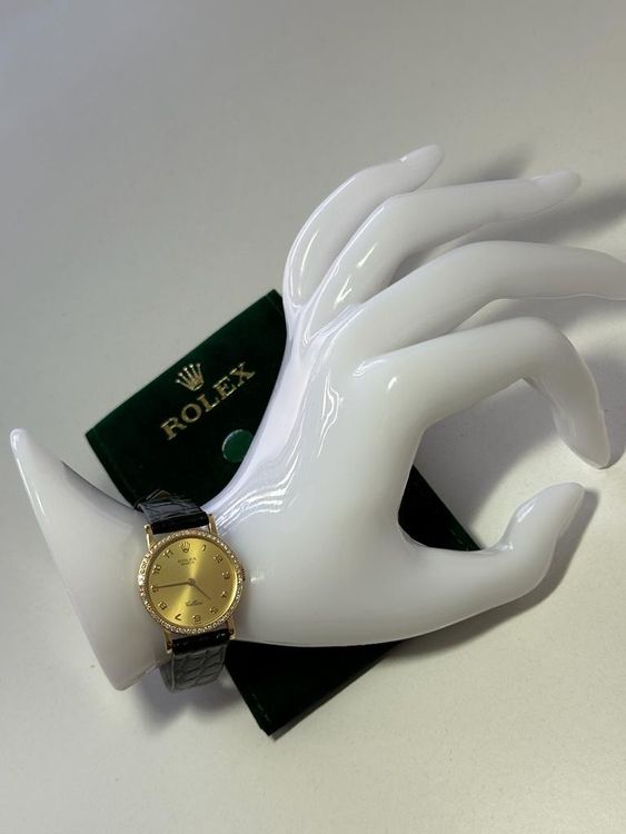 Rolex Cellini 18 Karat Gold mit Brillanten | Kaufen auf Ricardo