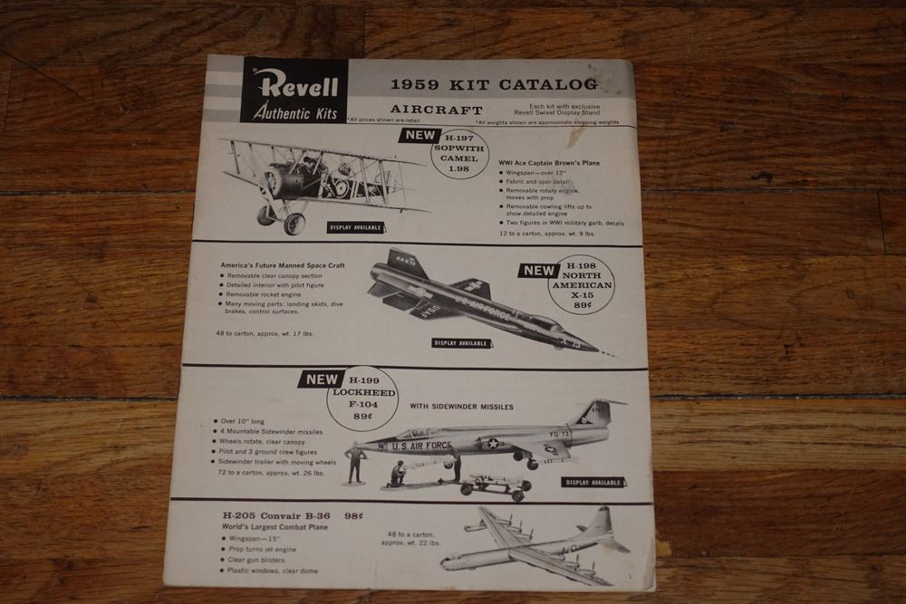 REVELL JOUET KIT CATALOGUE 1959 BROCHURE | Kaufen auf Ricardo