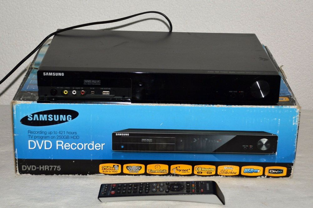 Samsung DVD/HD Recorder DVD-HR775 250Gb | Kaufen auf Ricardo