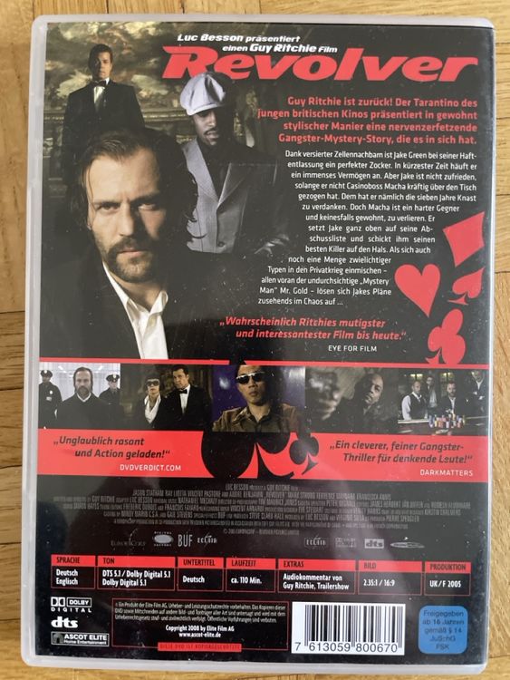 Revolver - DVD - Guy Ritchie Thriller - Jason Statham | Kaufen auf Ricardo