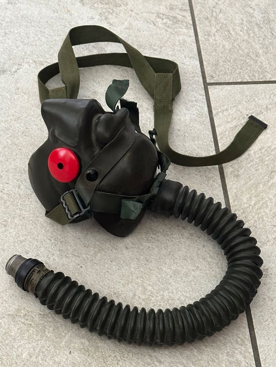 Pilotenhelm mit Sauerstoffmaske - Schweizer Luftwaffe (Gebraucht) in ...
