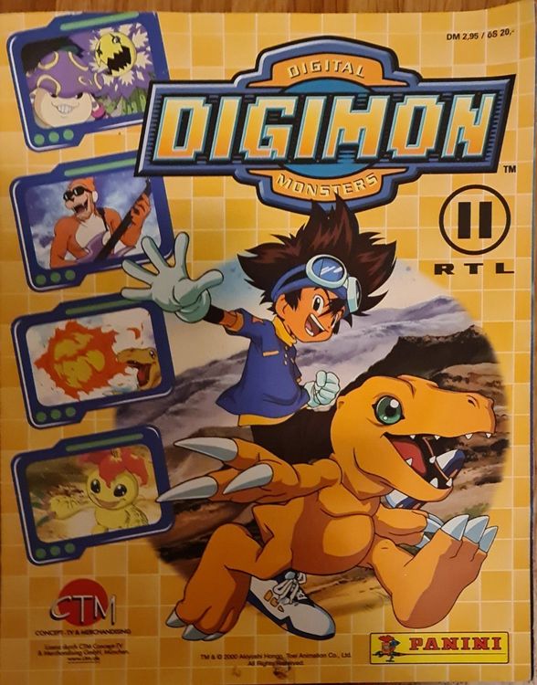 Panini Digimon Stickeralbum 2000 Jahr!!! (Neu (gemäss Beschreibung)) in ...