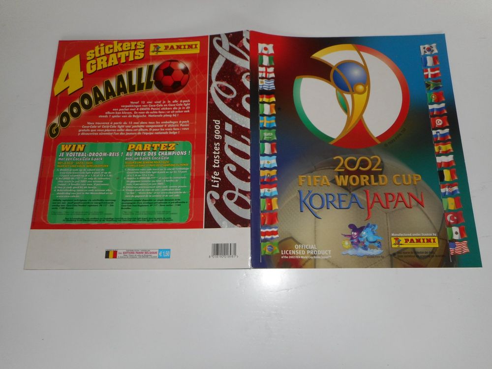 Panini WM Album Korea 2002 Leeralbum plus komp. Stickerset | Kaufen auf ...