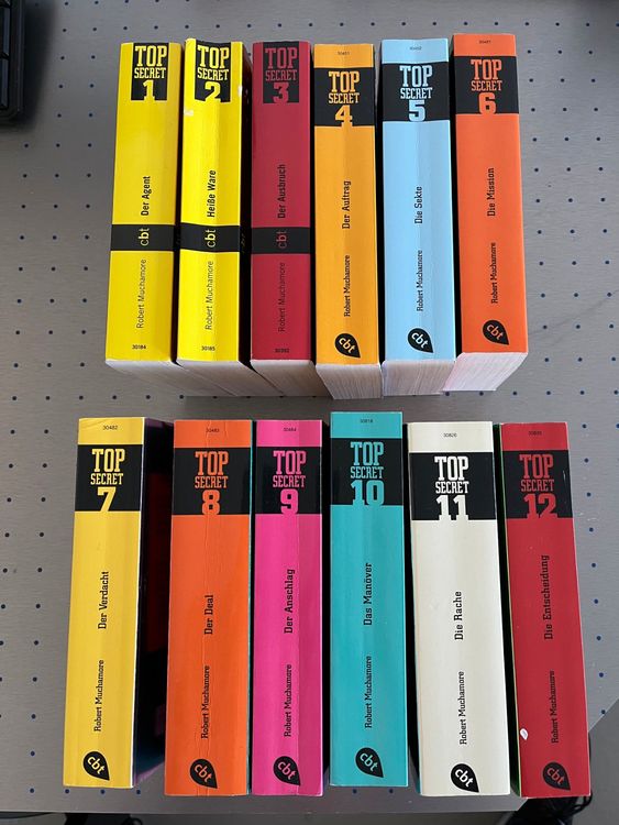 Buchreihe TOP SECRET Band 1 bis 12 von Robert Muchamore | Kaufen auf Ricardo