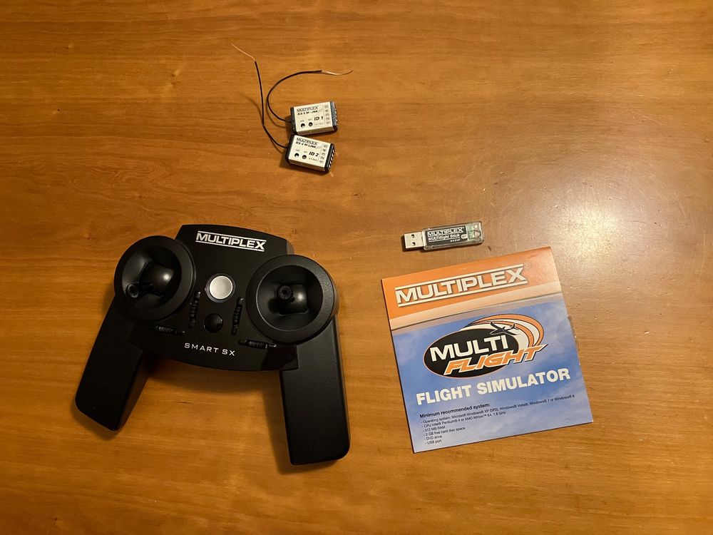 Multiplex Flugsimulator mit Sender Smart SX und Empfänger (Gebraucht ...